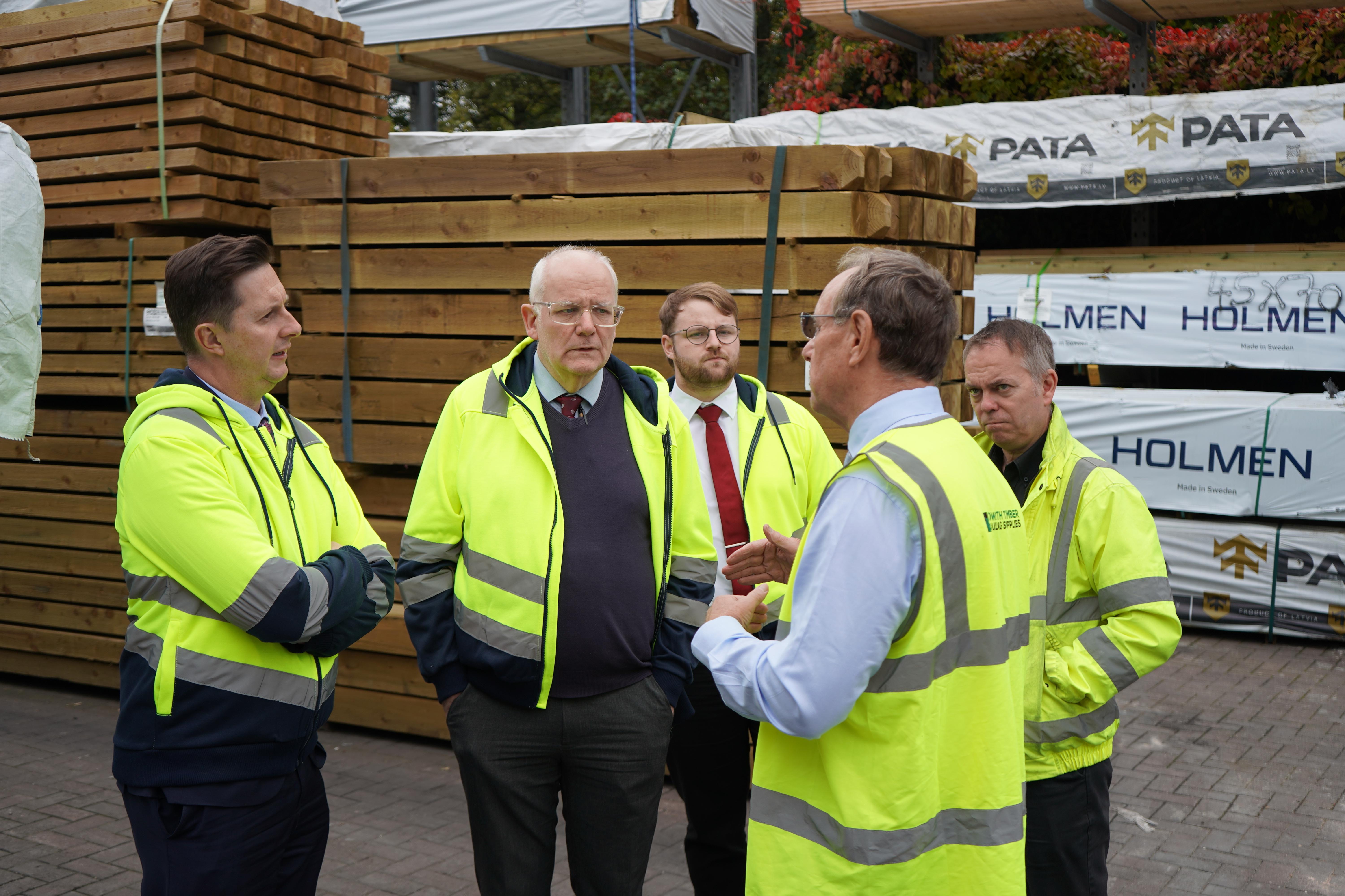 Howarth Timber Welcomes Lee Pitcher MP to Thorpe | BMF